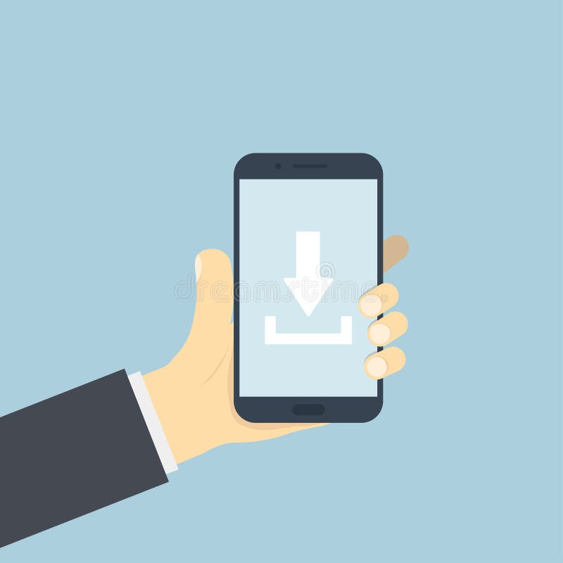 Download and Loading Icon with Text, Vector Stock Vector - Illustration ...