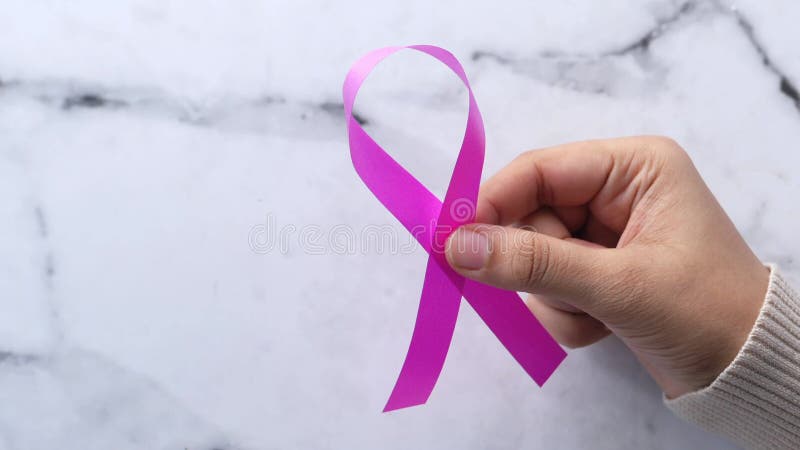 Hand Holding Pink Color Ribbon Close Up Stock Video - Video of pink ...