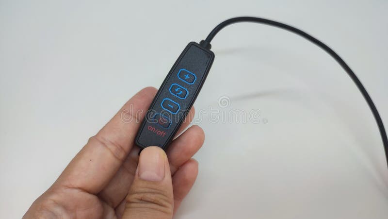 The Hand Holding the Power Switch Stock Image - Image of lighting ...