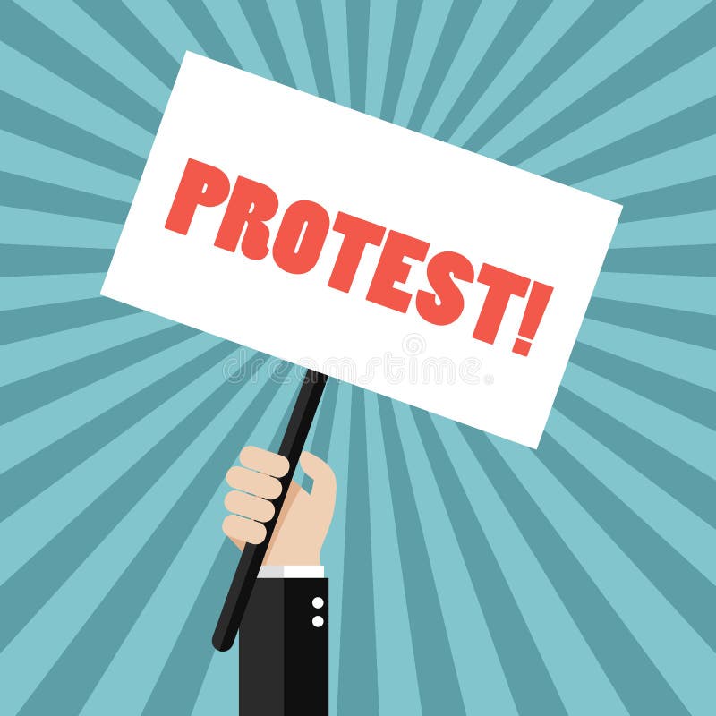 Protest Sign Vector