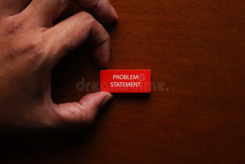 Problem Statement is Shown Using the Text Stock Image - Image of ...