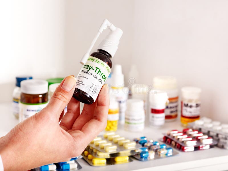 Hand holding remedy. stock photo. Image of still, care - 35353736