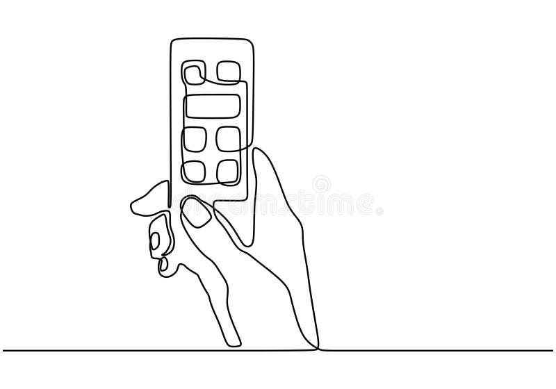Hand Holding Tv Remote Control Stock Illustrations – 262 Hand Holding ...