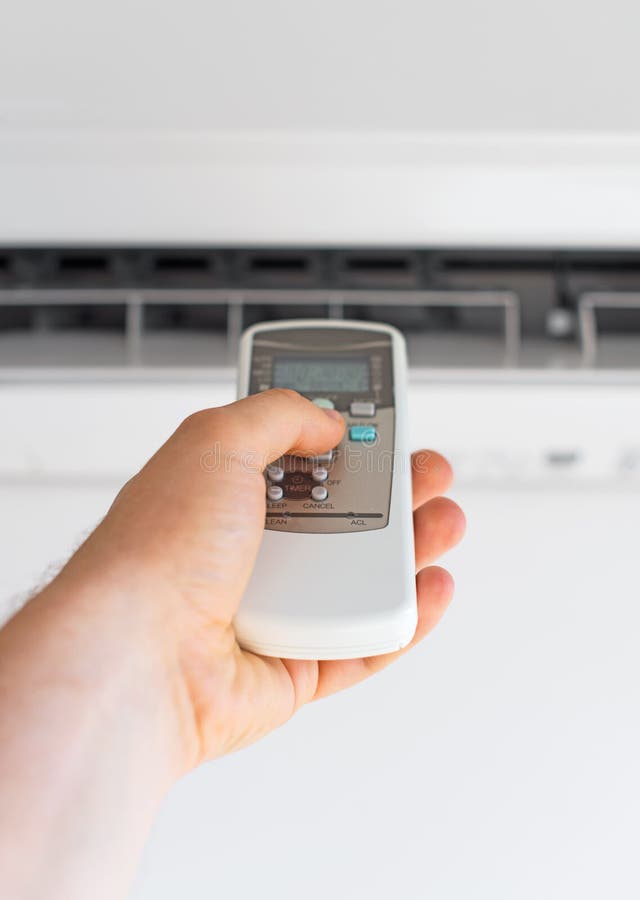 Air conditioner. stock photo. Image of keypad, cold - 100275070