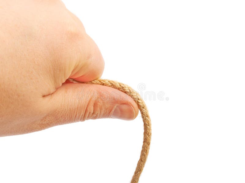 Hand holding rope stock photo. Image of effort, competitive - 19728992