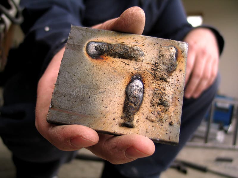 Hand holding scrap stock photo. Image of scrap, hand, metal - 7522