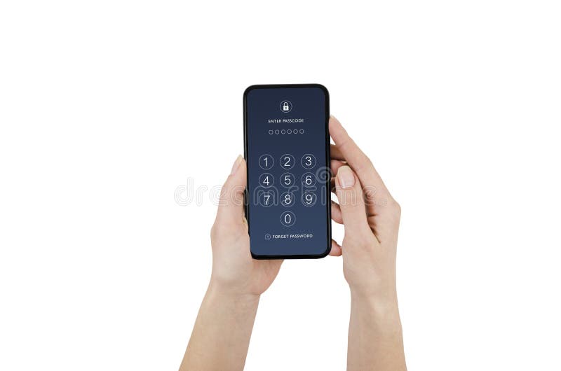 Enter Password for Online Banking Stock Photo - Image of safety, online ...