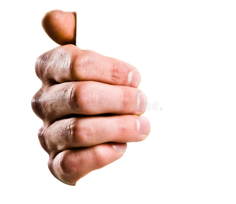 Hand holding a sign stock image. Image of grasping, grabbing - 4958923