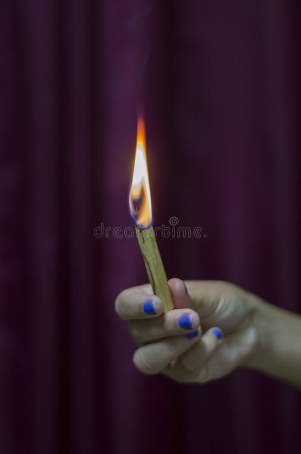 Hand with small torch stock photo. Image of lantern, elegance - 5338410