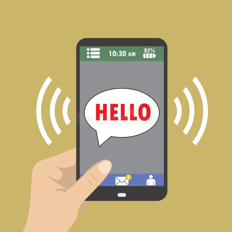 Phone Hello Stock Illustrations – 6,100 Phone Hello Stock Illustrations ...