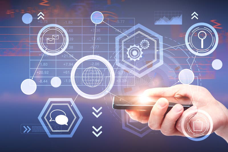 Future and finance concept stock image. Image of electronic - 115503101