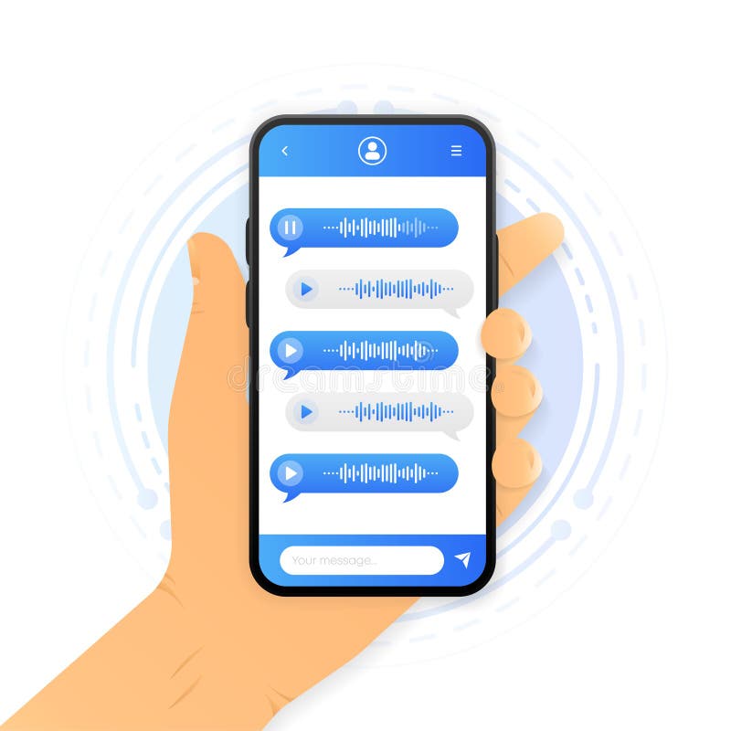 Imessage Notification Stock Illustrations – 25 Imessage Notification ...