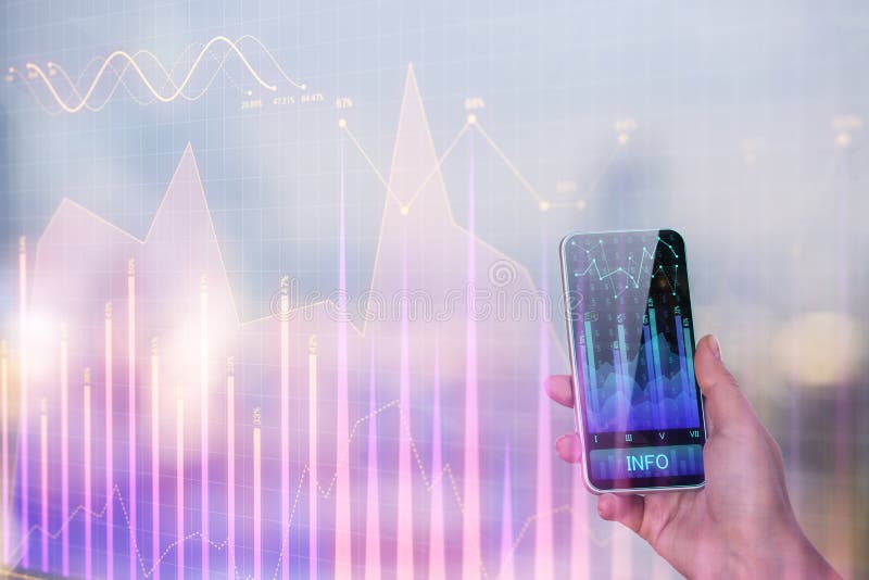 Technology, Trade and Communication Concept Stock Image - Image of ...