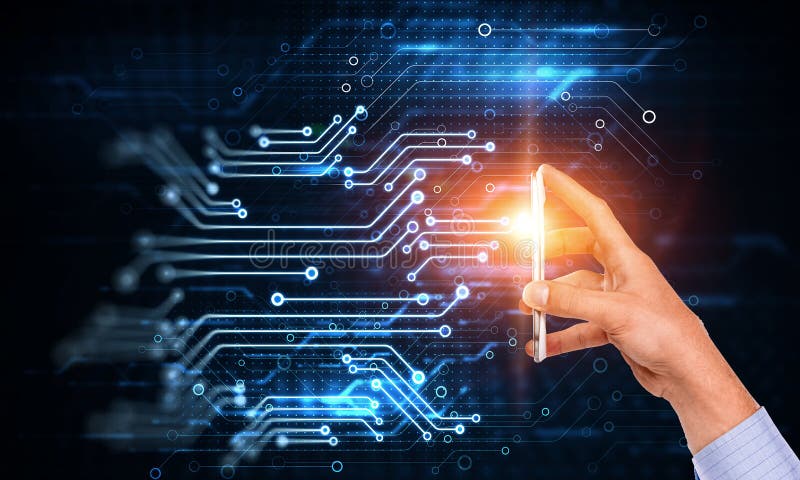 Circuit Motherboard Concept Stock Image - Image of computing, digital ...