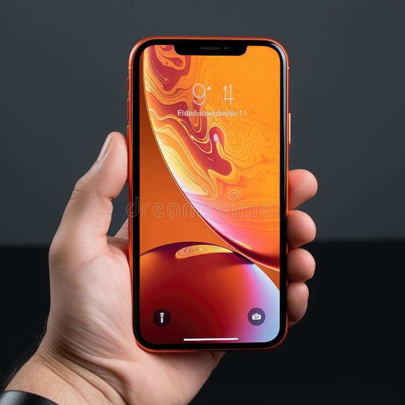 Hand Holding Smartphone Mockup Template Mobile Phone Vertical Device ...