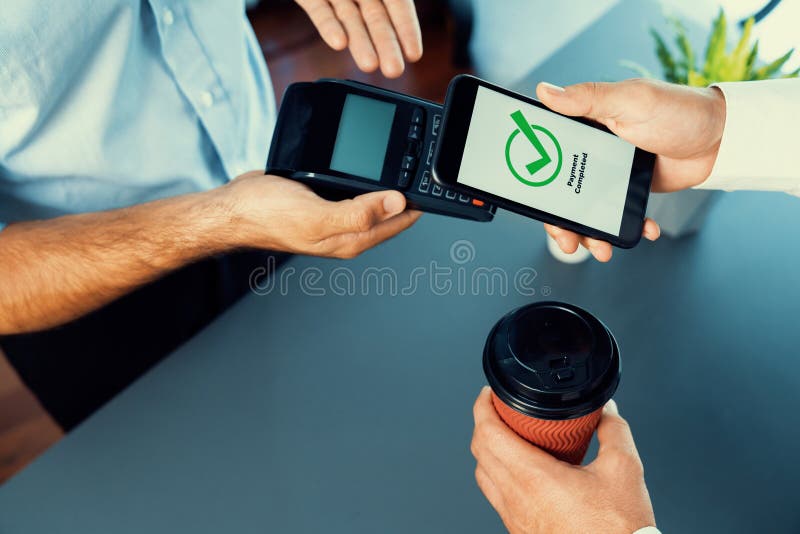 Hand Holding Smartphone with NFC QR Code Device. Fervent Stock Image ... Hand Holding Smartphone with NFC QR Code Device. Fervent Stock Image ...