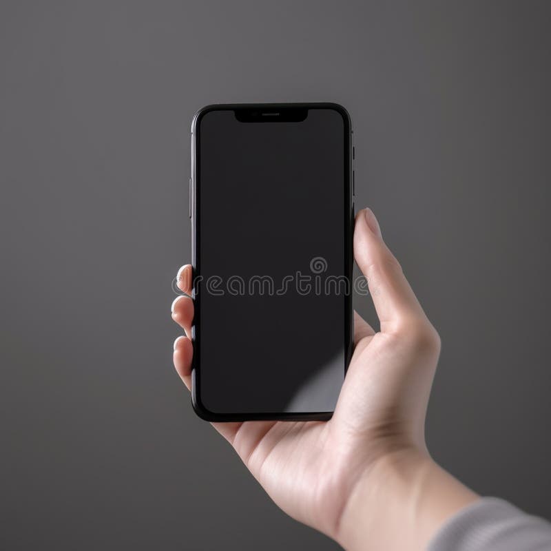 Hand Holding Smart Phone Phone in Hand Hand Holding Smartphone Stock ...