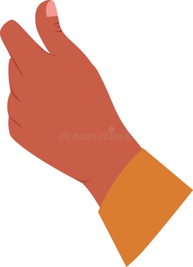Hand Holding Something stock vector. Illustration of sign - 365072140