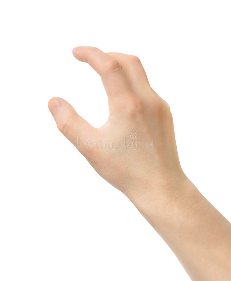 Hand holding something stock image. Image of caucasian - 24308775