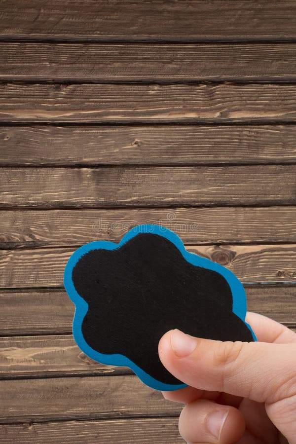 Hand Holding a Speech Bubble Icon in Hand Stock Image - Image of ...