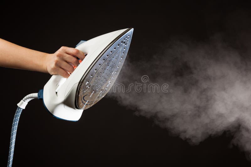 Hand Holding Steam Generator Iron Stock Photo - Image of abstract ...