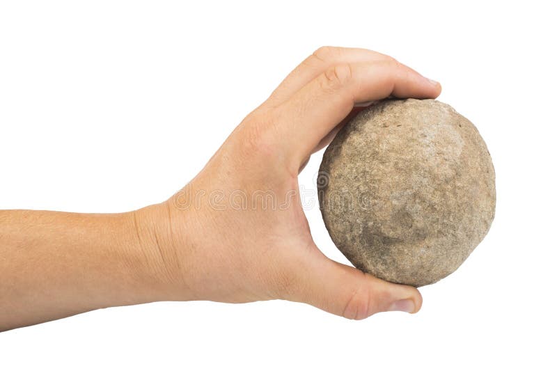 The stone in my hand stock image. Image of round, sweden - 7731079