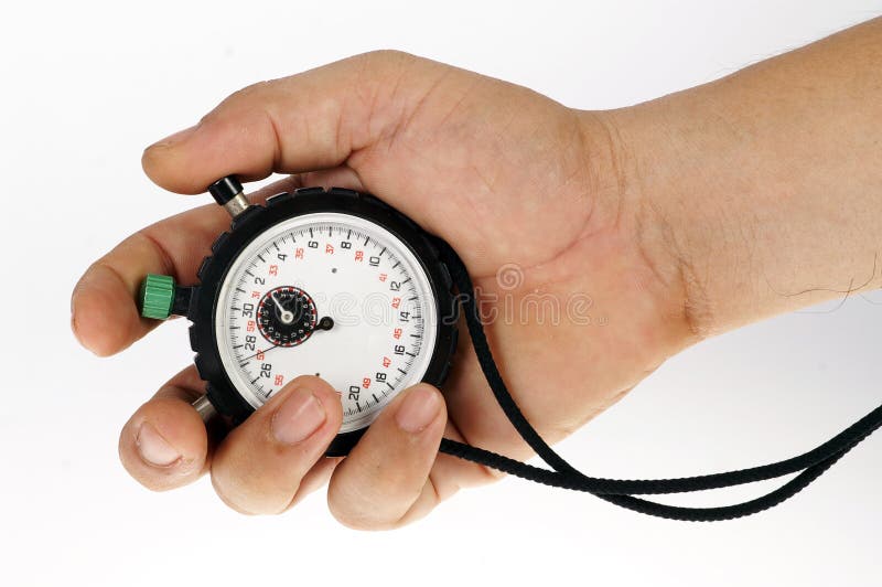 Hand holding stopwatch stock photo. Image of timer, competition - 14782862