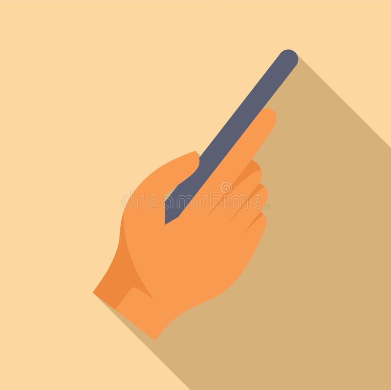 Hand Holding Stylus for Digital Signature Stock Vector - Illustration ...