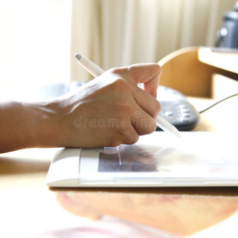 1,575 Hand Holding Stylus Pen Stock Photos - Free & Royalty-Free Stock ...