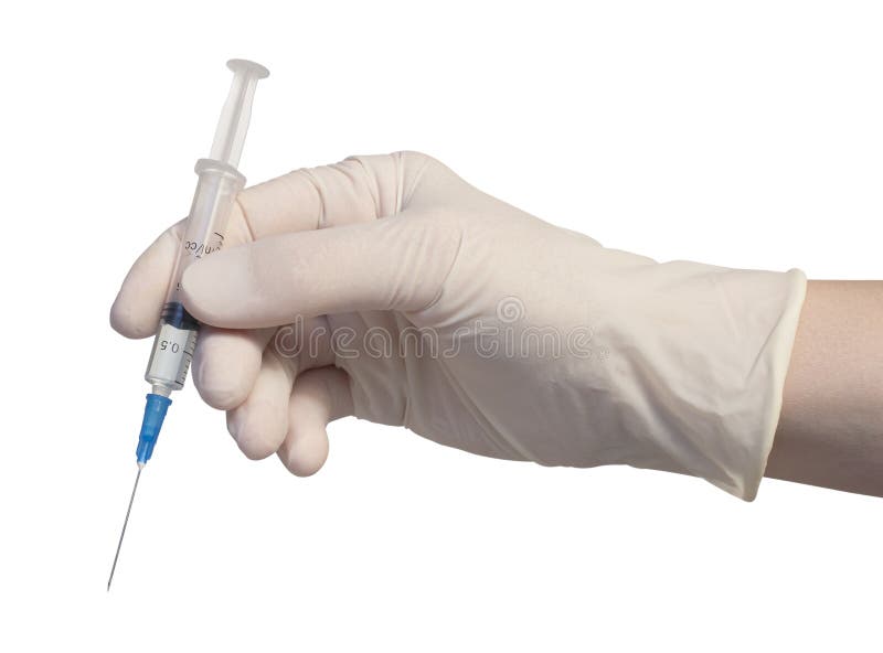 Hand holding syringe stock photo. Image of hospital, therapy - 22025638