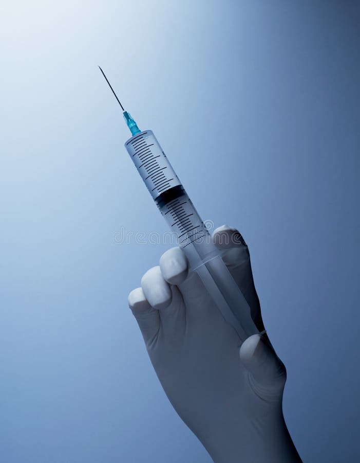 Hand with syringe stock image. Image of doctor, medical - 113661133