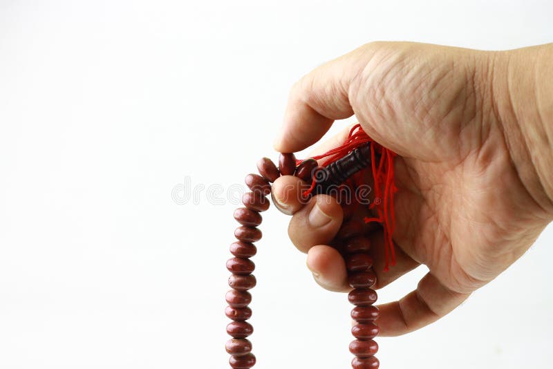 Hand Holding a Tasbih stock photo. Image of elegant, religion - 35845238