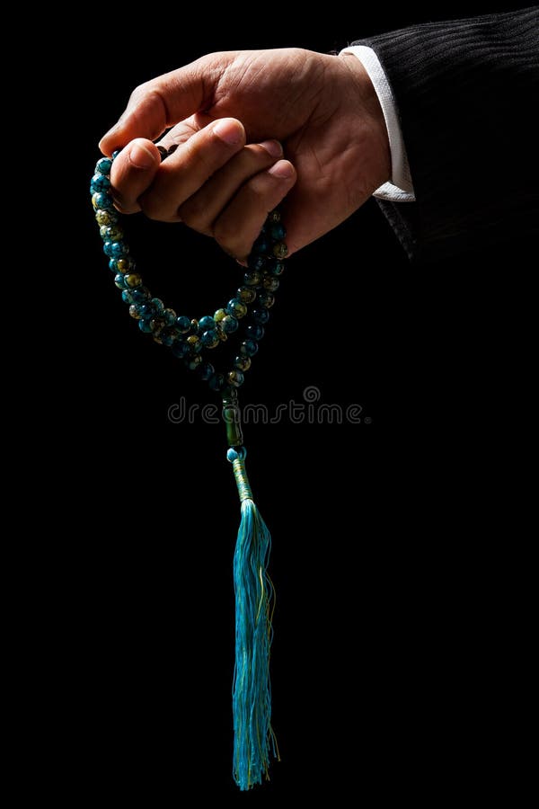 Hand Holding a Tasbih stock photo. Image of elegant, religion - 35845238