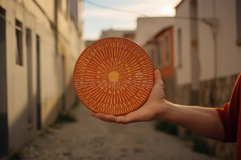 A Hand Holding a Tejo Disc, Ready To Throw Stock Photo - Image of throw ...