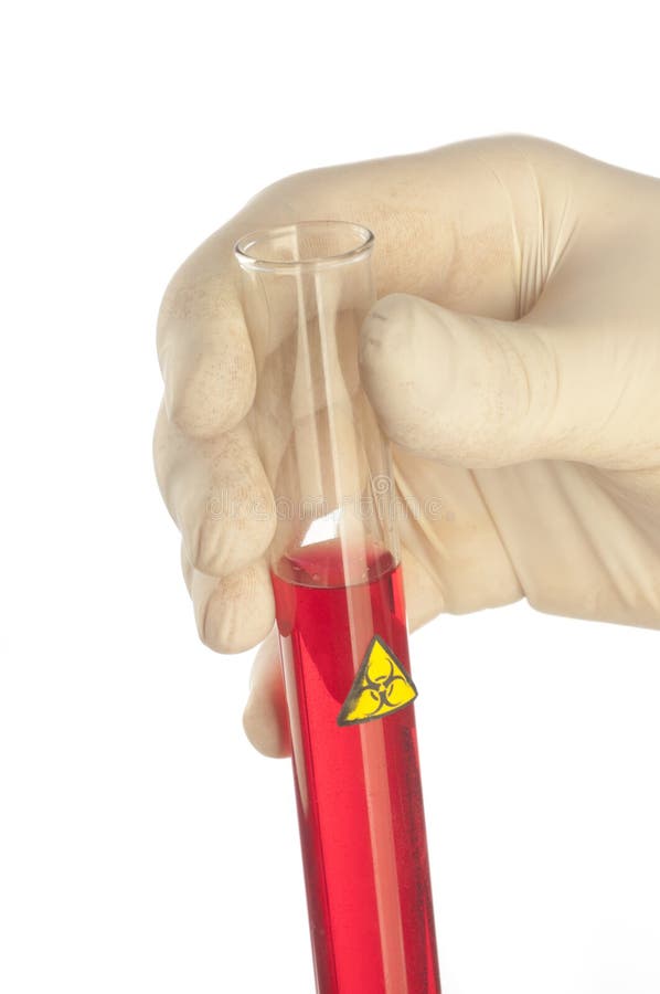 Hand Holding a Test Tube stock image. Image of biotechnology - 37060919