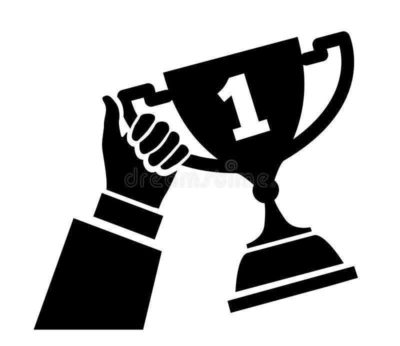 Hand Holding Trophy Stock Vector Illustration Of Concept 43205248
