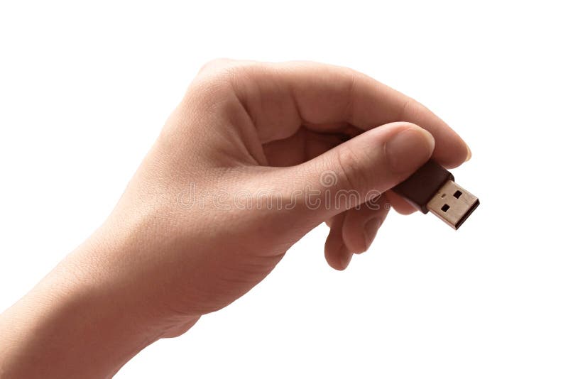 Hand holding usb device stock photo. Image of hardware - 92937408