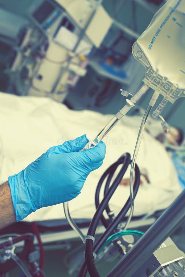 Hand Holding Valve of Intravenous Drip Stock Image - Image of drip ...