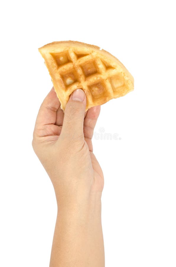 Hand Holding Waffle Stock Photos - Download 2,454 Royalty Free Photos