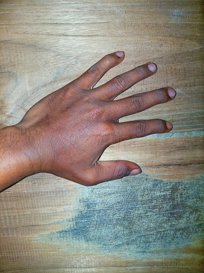 Hand Holding the Wall Made of Teak Wood Stock Image - Image of mouth ...