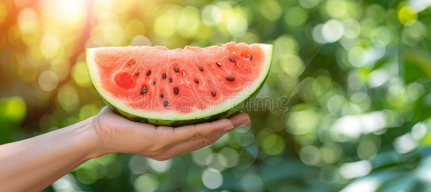 Hand Holding Watermelon Stock Illustrations – 495 Hand Holding ...