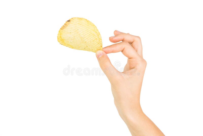 936 Hand Holding Potato Chip Stock Photos - Free & Royalty-Free Stock ...