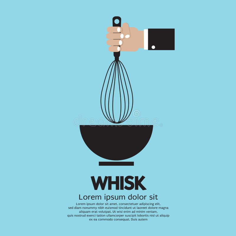 Hand Holding a Whisk stock vector. Illustration of hand - 38708109