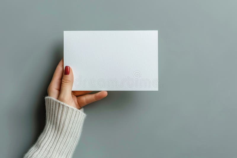 Hand Holding White Blank Book Mockup, Isolated. Stock Photo - Image of ...