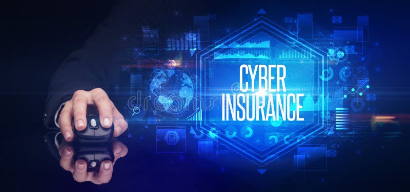 Hand Holding Wireless Peripheral, Cyber Security Concept Stock Image ...