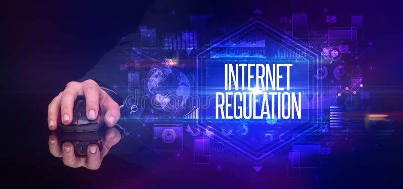 Hand Holding Wireless Peripheral, Cyber Security Concept Stock Photo - Image of lock, shield ...