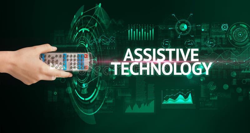 Hand Holding Wireless Peripheral, Modern Technology Concept Stock Photo ...