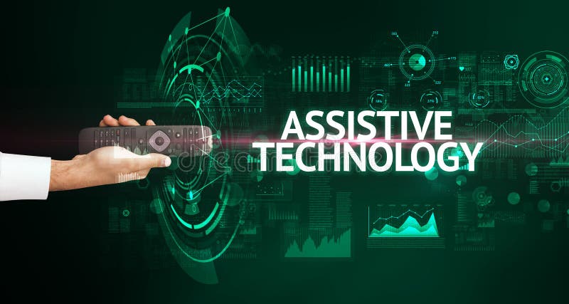 Hand Holding Wireless Peripheral, Modern Technology Concept Stock ...