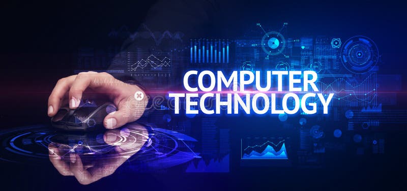 Hand Holding Wireless Peripheral, Modern Technology Concept Stock Photo ...