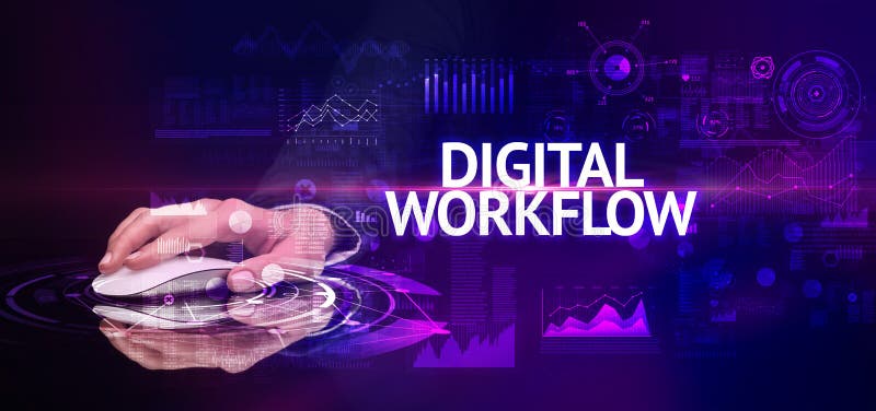 Hand Holding Wireless Peripheral, Modern Technology Concept Stock Photo ...